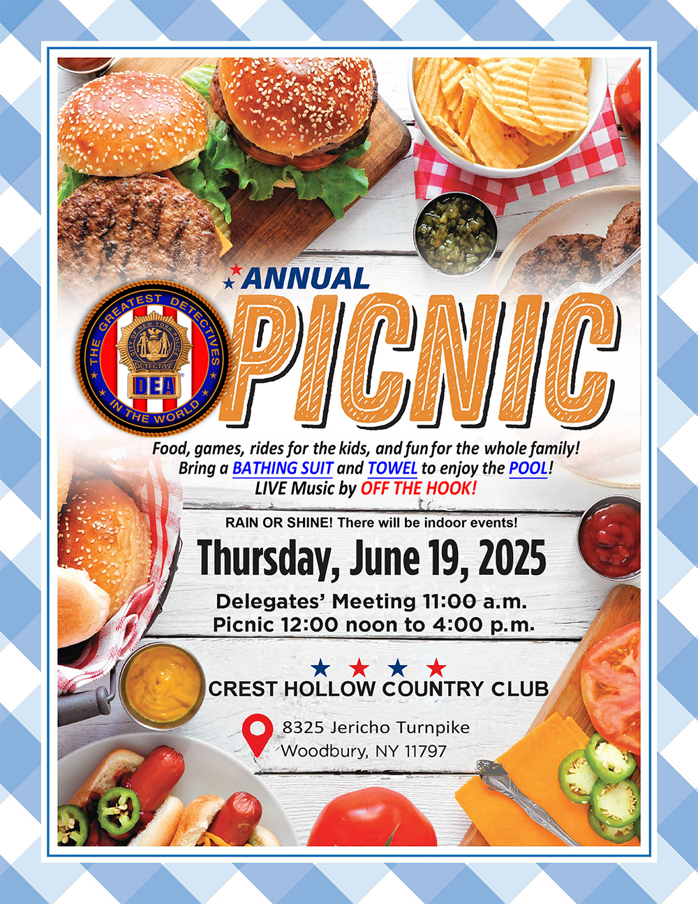 DEA Picnic | June 19, 2025 – The Detectives’ Endowment Association
