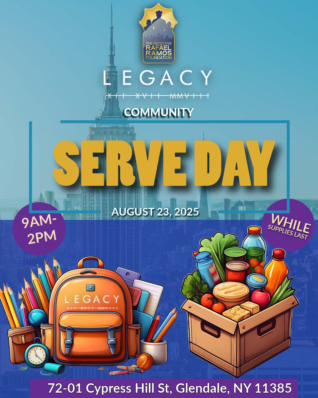 The Det. Rafael Ramos Foundation Serve Day – The Detectives’ Endowment ...