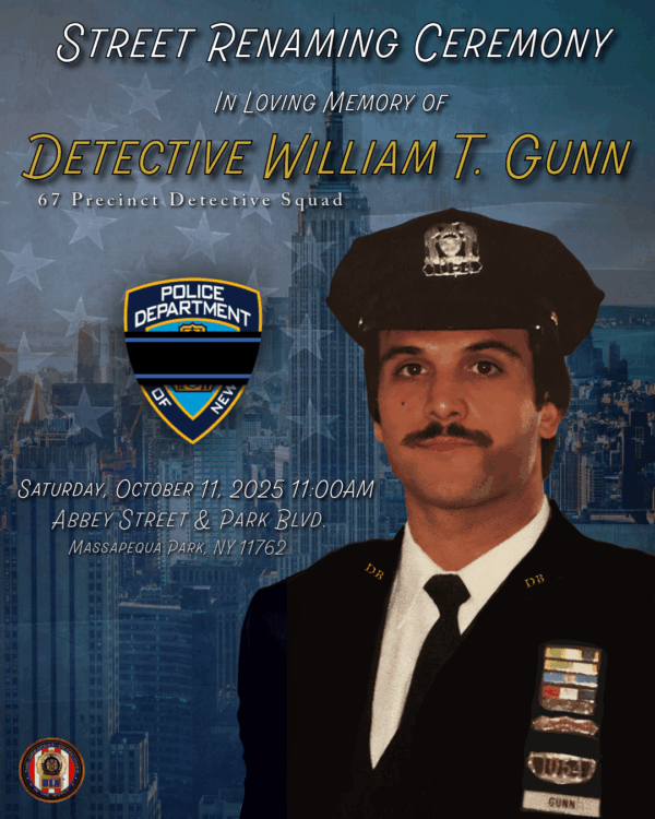 Street Renaming for Det. William T. Gunn – The Detectives’ Endowment ...